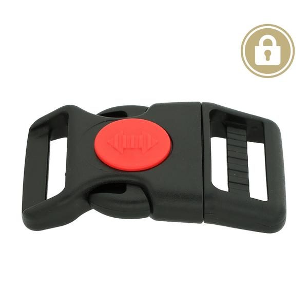 Plastic Side Release Buckle 17 39 mm With Safety Lock